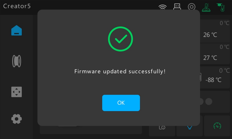 Firmware Upgrade | Flashforge Wiki